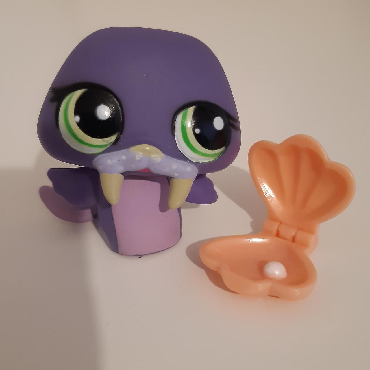 Littlest pet shop special edition purple walrus... - Depop