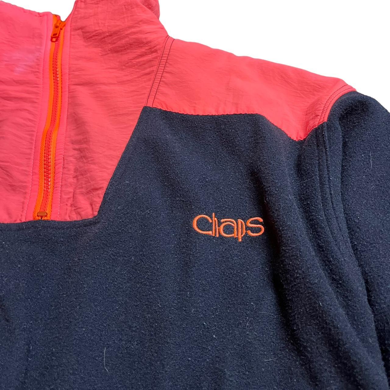 Vintage Chaps Retro Fleece Pullover Jacket Sun... - Depop