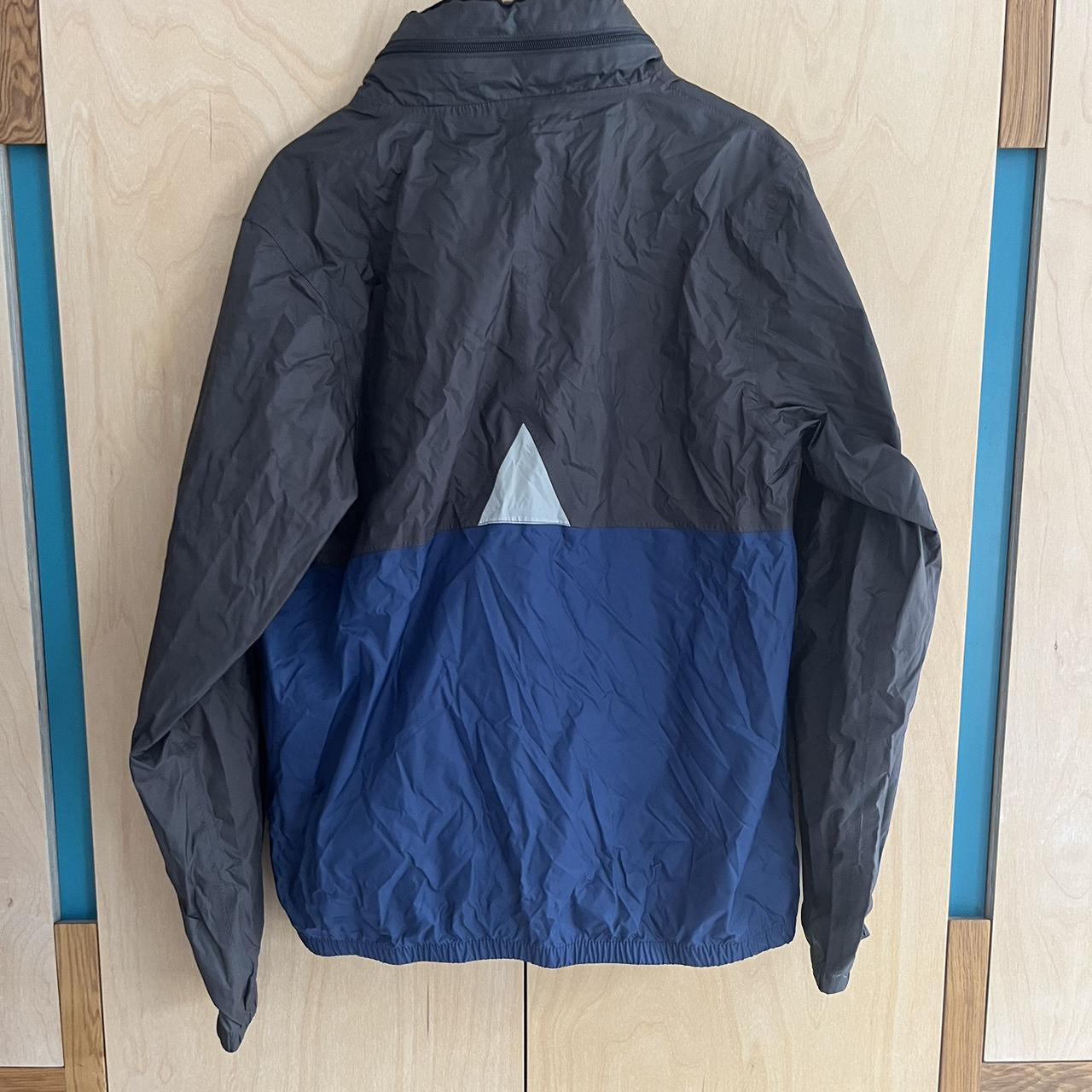 KWay smock pullover jacket, lined so a bit warmer... - Depop