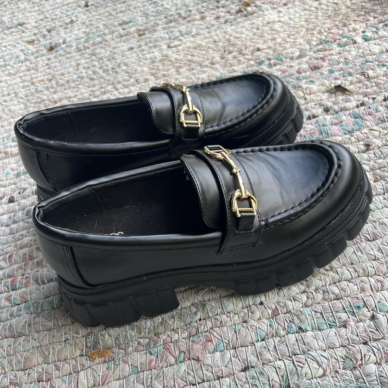 ASOS chunky loafers, only worn once. US size 7 but... - Depop