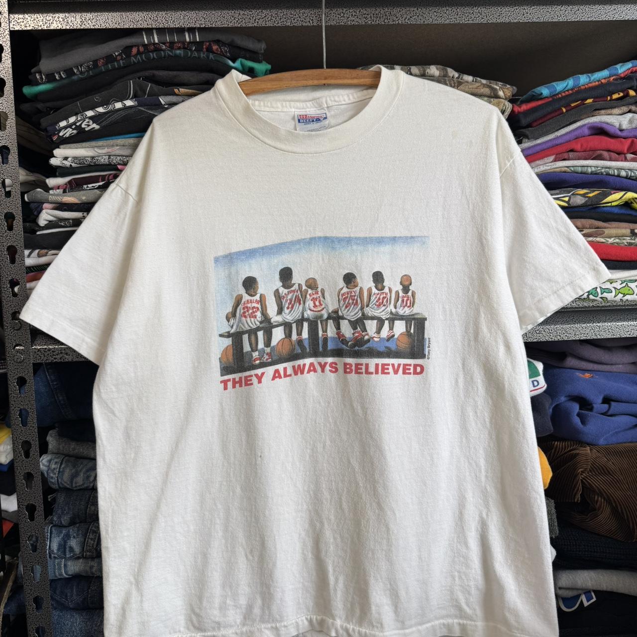 Vintage Houston rockets “they always believe” 90... | Depop