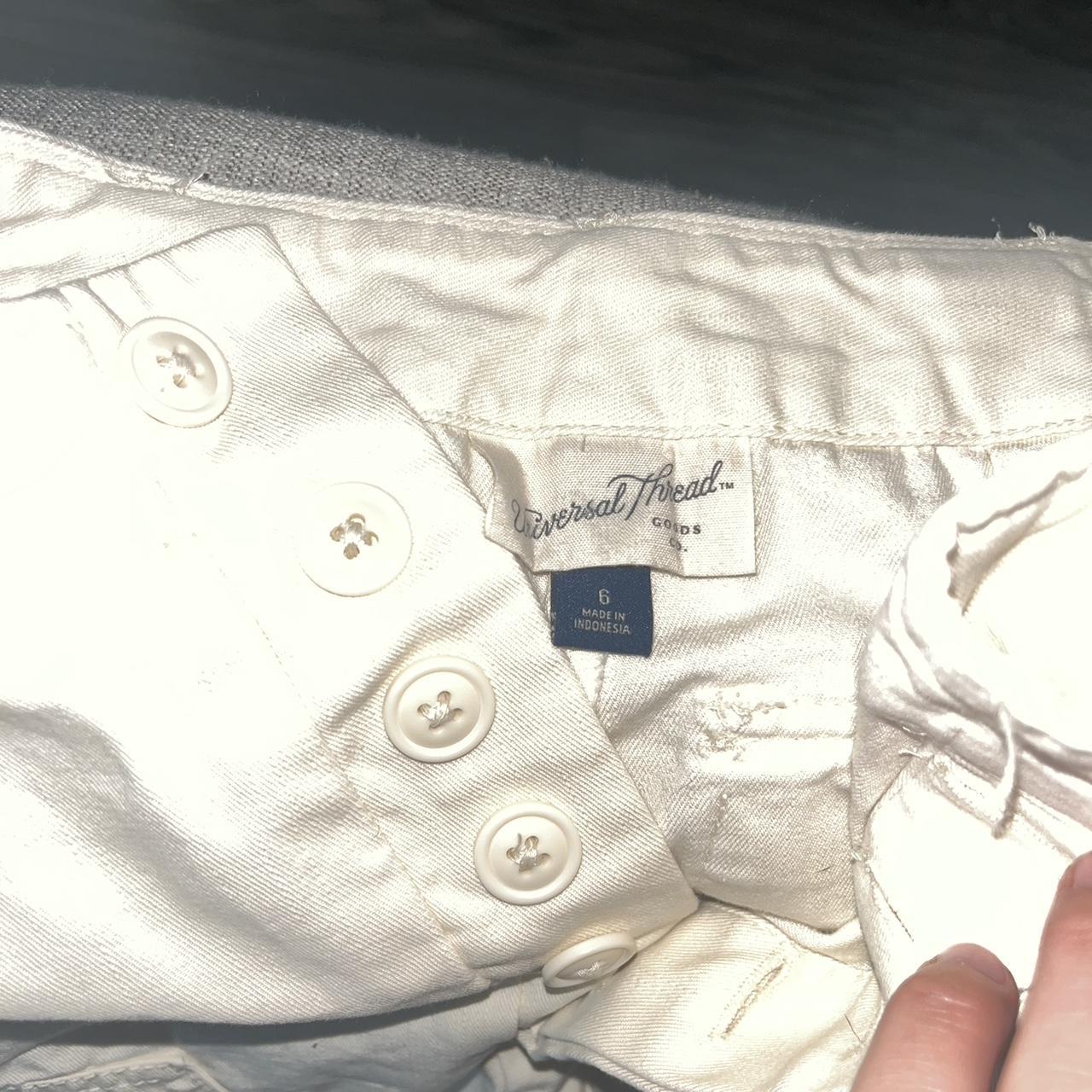 Universal Thread Women's Cream Trousers | Depop