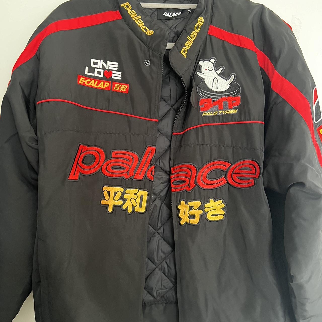 Palace Faster Jacket Black/Red #palace #streetwear... - Depop