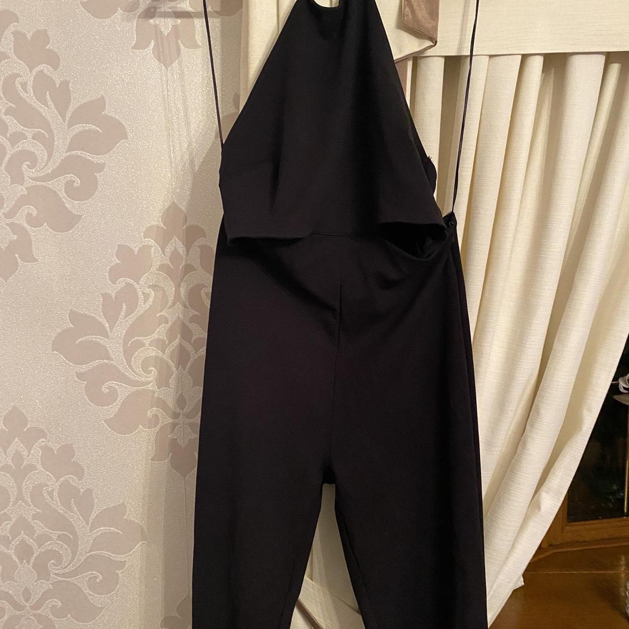 Stradivarius black cut out jumpsuit. Never been... - Depop