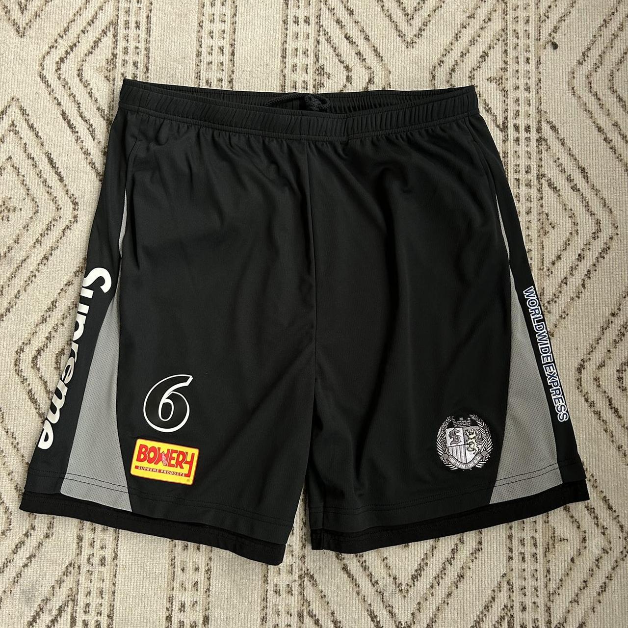 Supreme soccer short Size xl Like new worn once... - Depop
