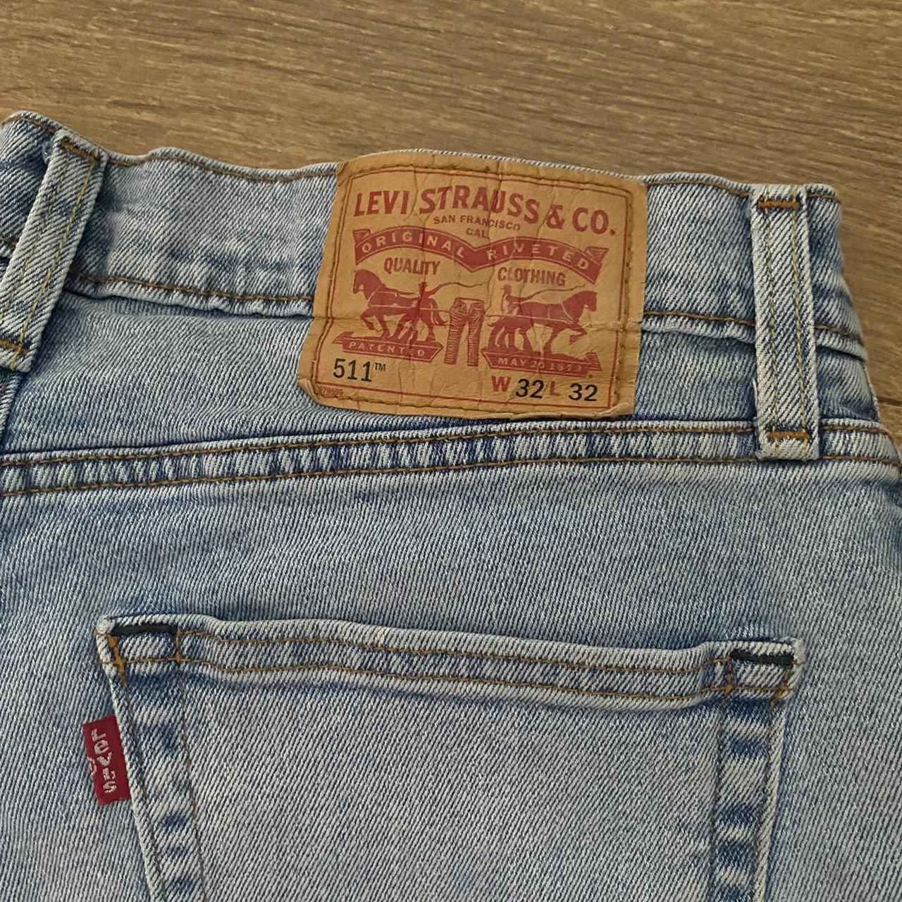 Blue men’s Levi 511 jeans W32 L32 - Depop