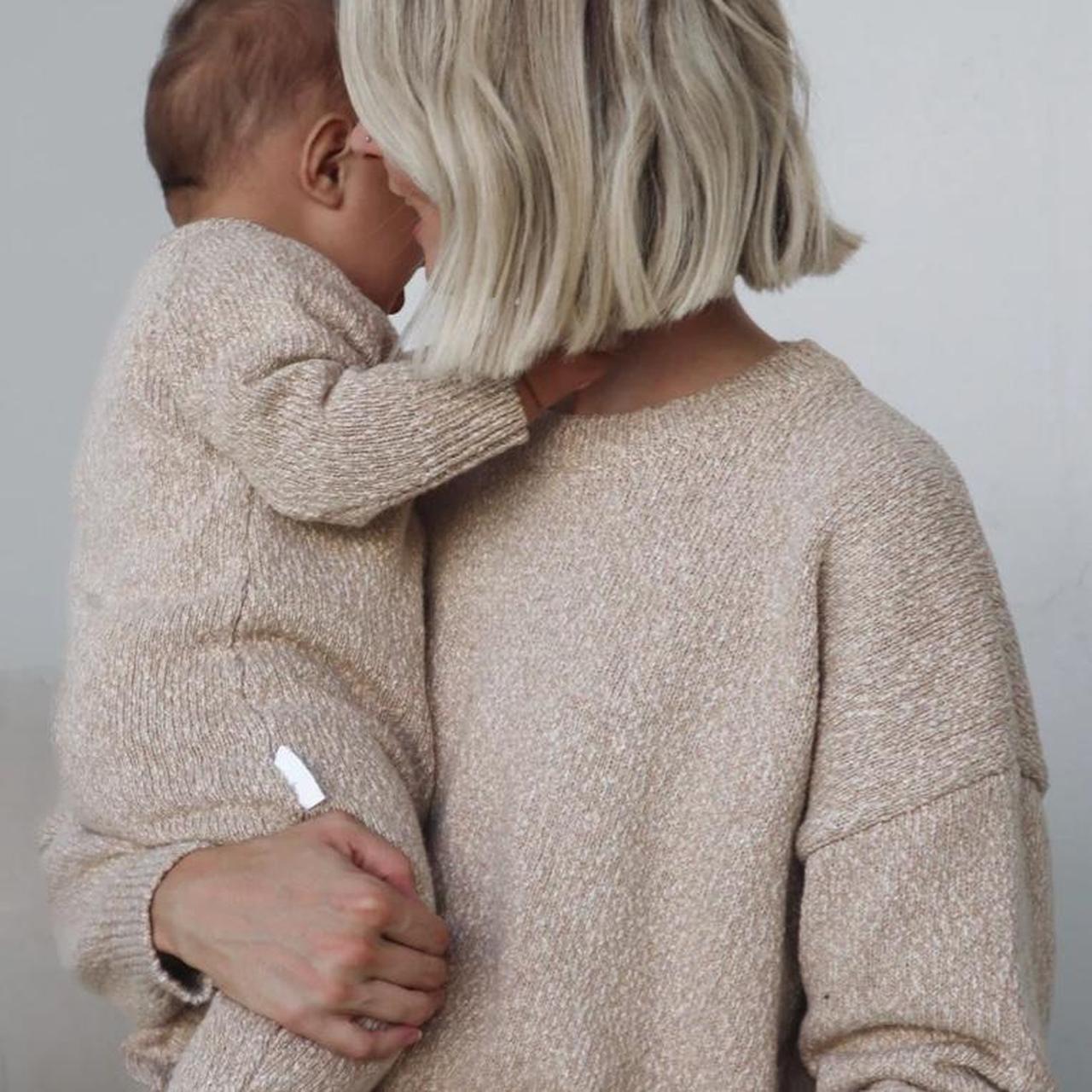 Ziggy Lou Knit jumper and pants set Almond Size... - Depop