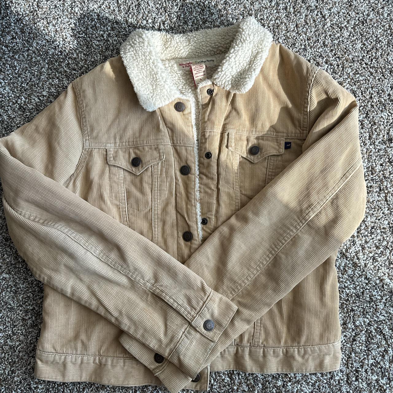 Vintage Abercrombie and fitch corduroy jacket. Pre... - Depop