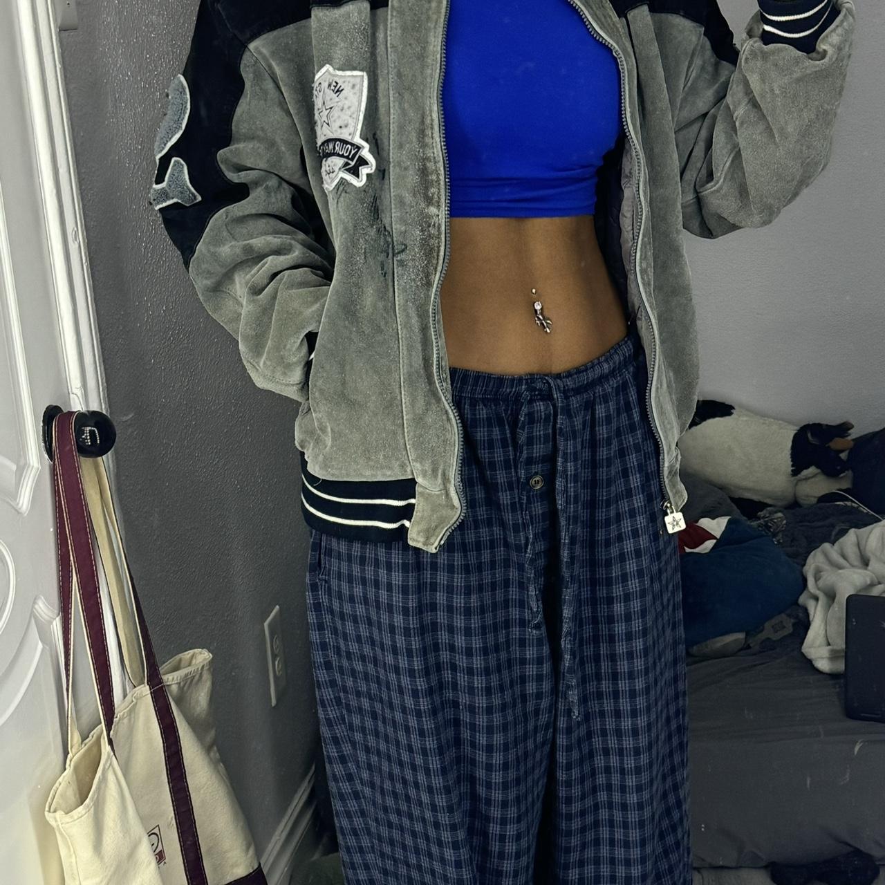 ⋆｡° Y2K Star Varisty Jacket ⋆｡° this is the cutest... - Depop