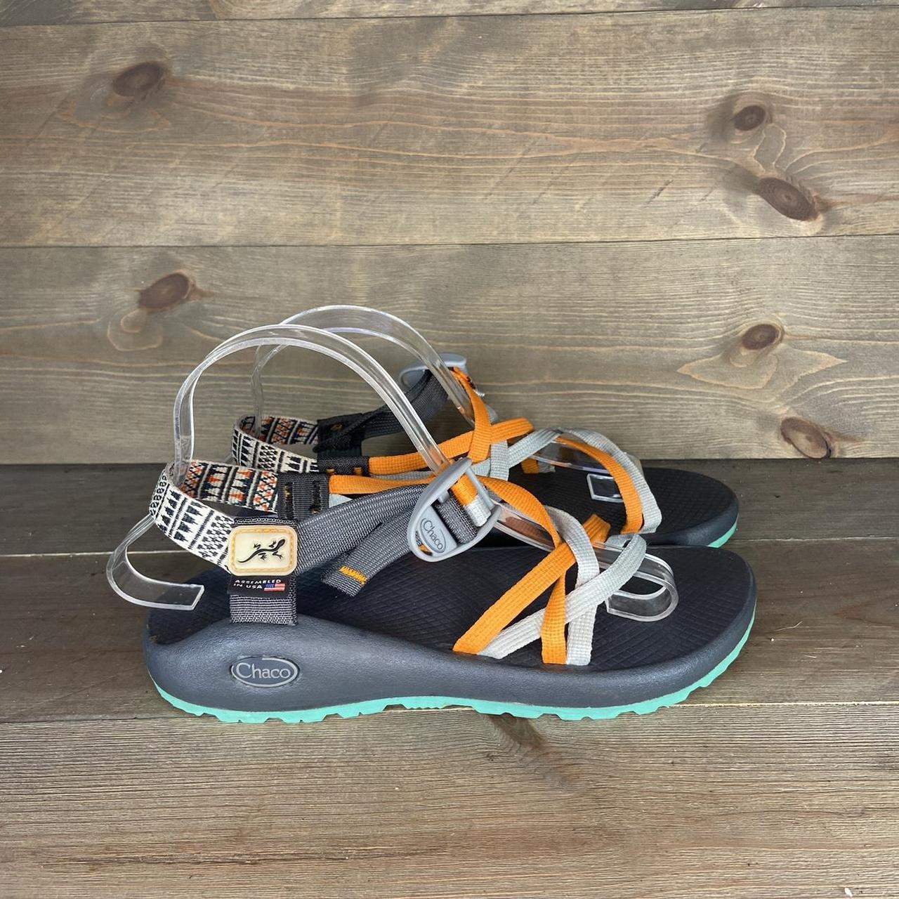 Chaco zx2 classic Womens size 8 sandals gray strappy... - Depop