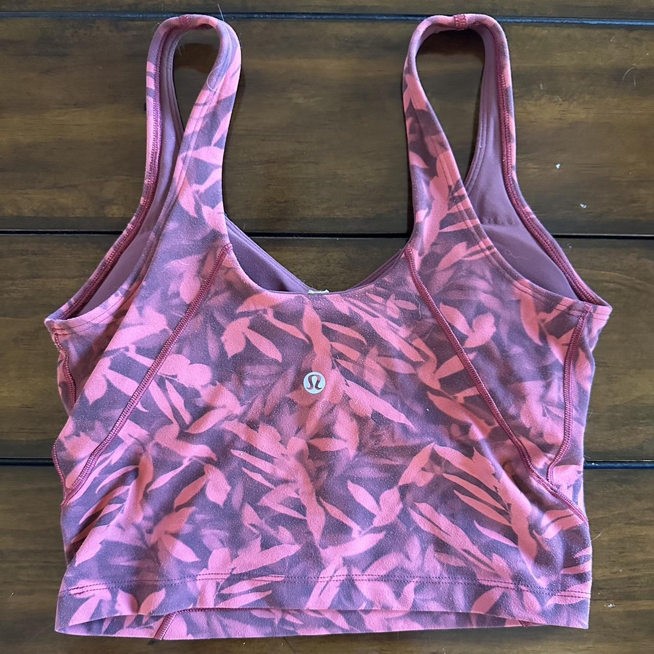 Red Lululemon align tank COLOR IS IN 3RD SLIDE-... - Depop