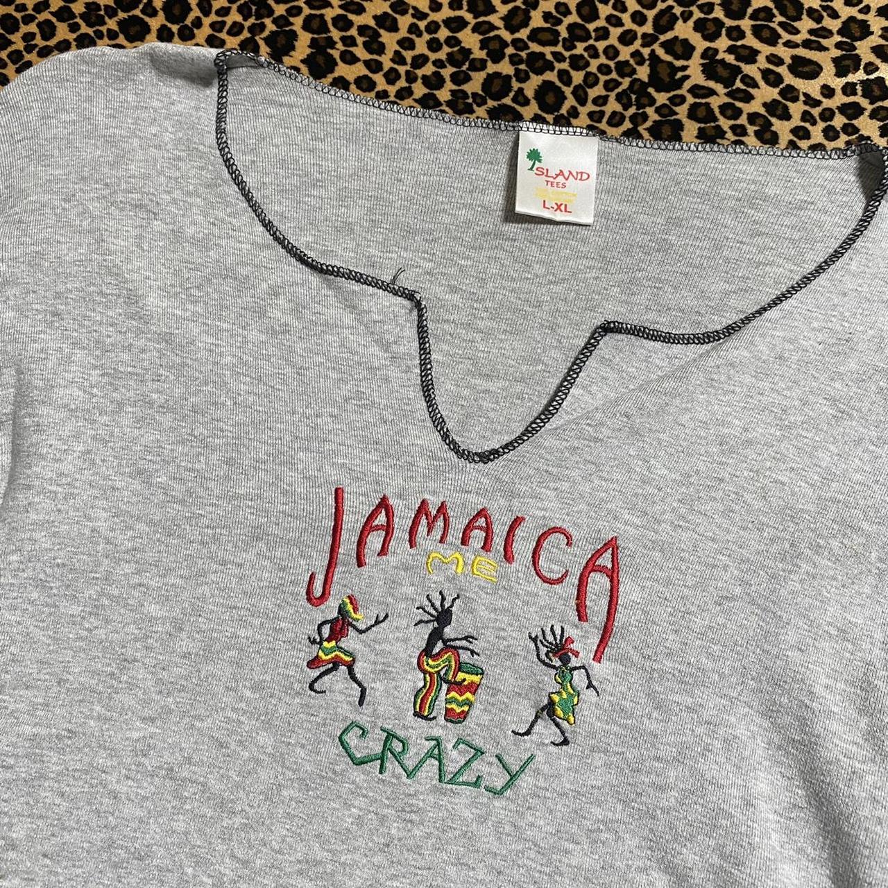 Jamaica Me Crazy” Long Sleeve Tee ★ Brand Depop