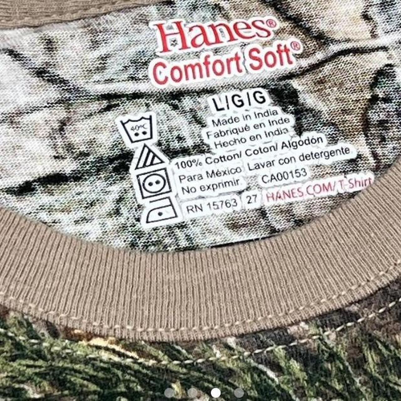 Supreme x Hanes RealTree Camo shirt Size L Lightly... - Depop