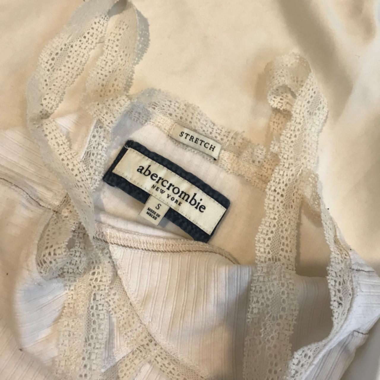 2000s Abercrombie babydoll top Size S Condition... - Depop