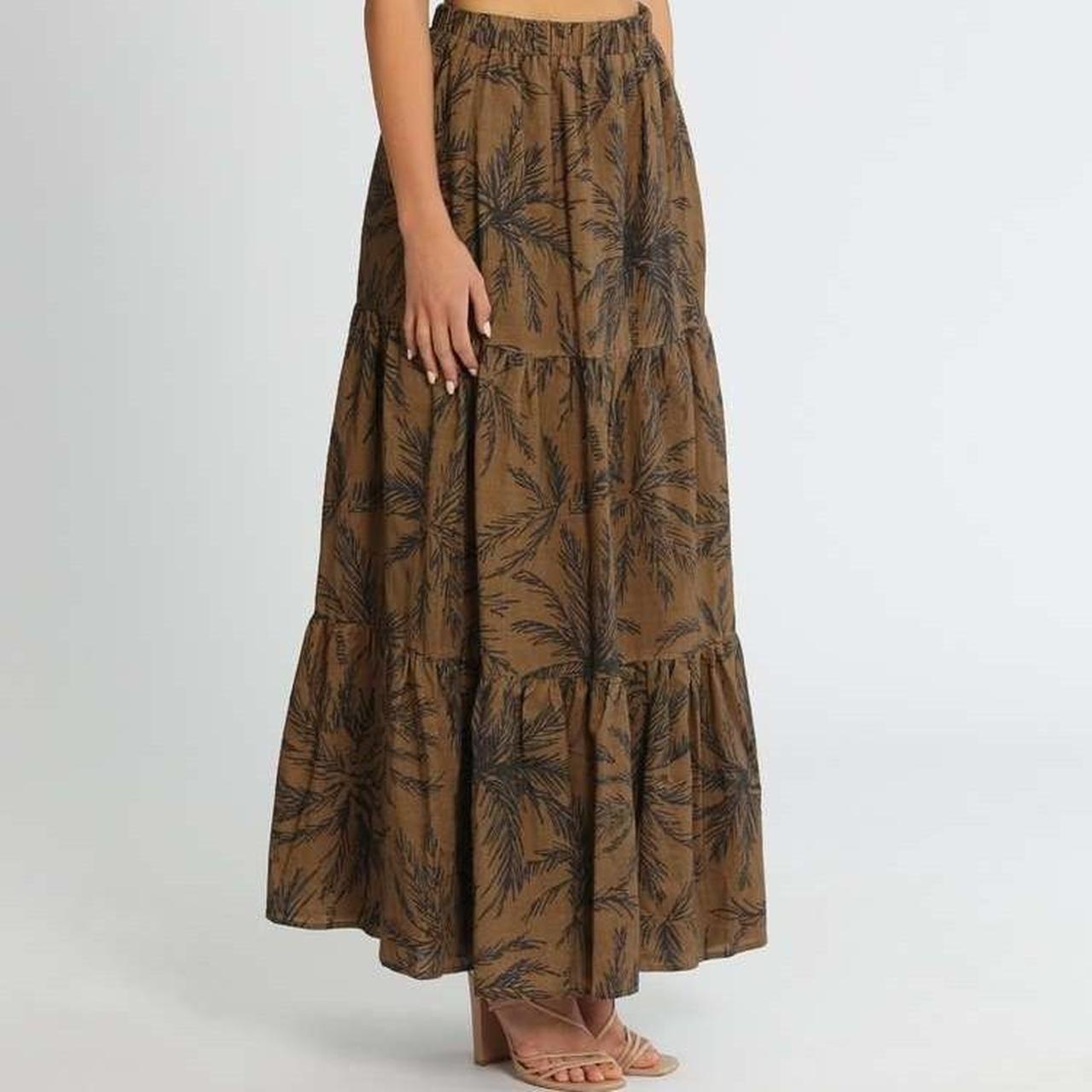 Charlie Holliday - Willow tiered maxi skirt. Used... | Depop