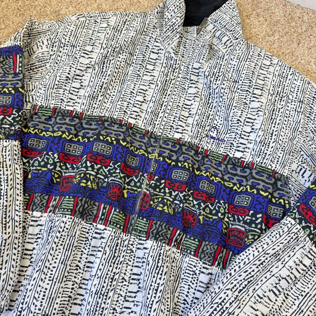 Vintage Head Windbreaker Womens Jacket Large Full... | Depop