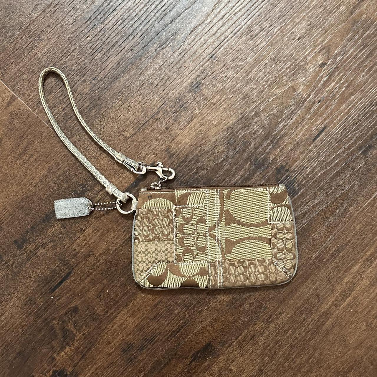 Vintage Coach Wristlet Y2K 2000s coach, in pre loved... - Depop