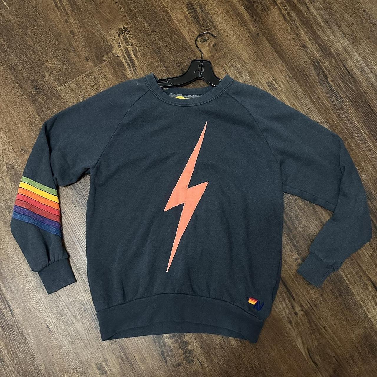 Aviator Nation Sweatshirt Dark gray aviator sweater... - Depop