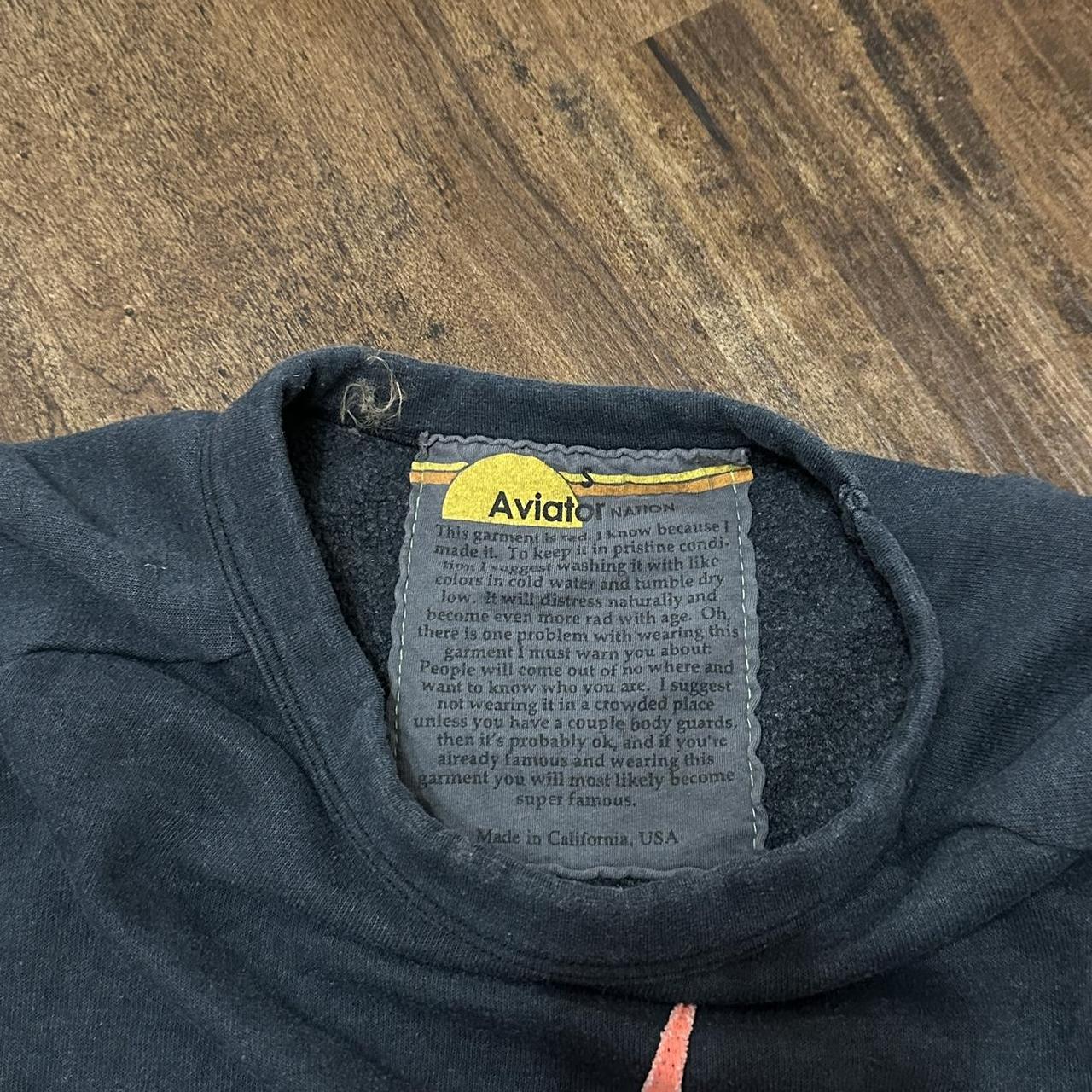 Aviator Nation Sweatshirt Dark gray aviator sweater... - Depop