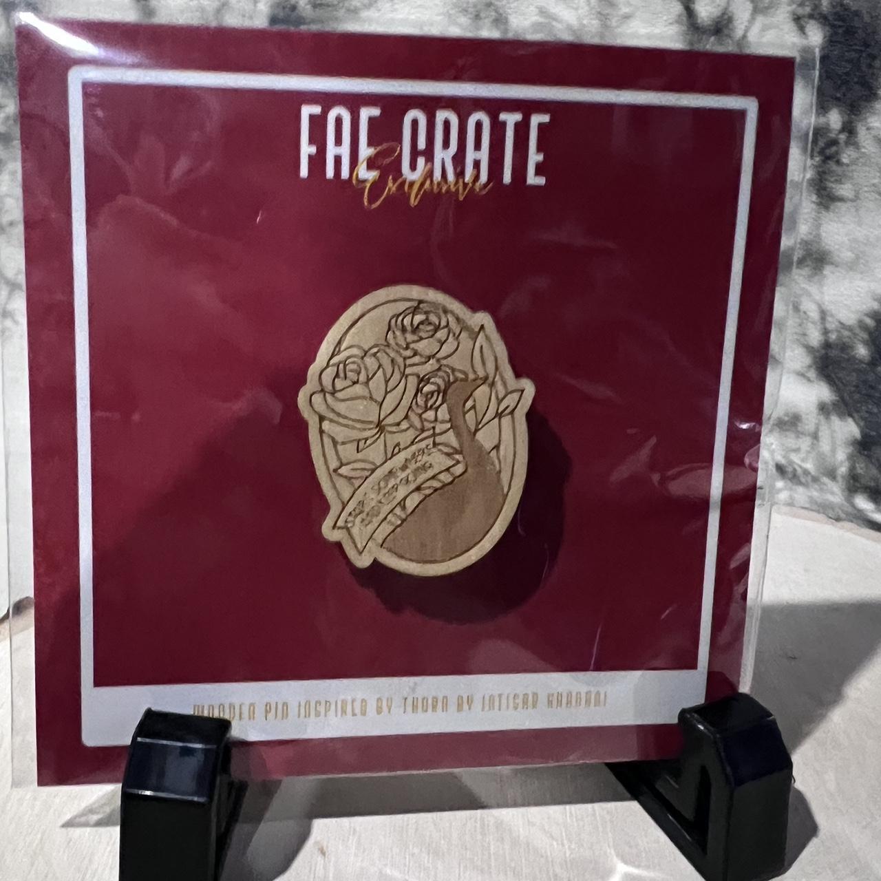 Faecrate Wooden Pin inspired from Thorn by Intisar... - Depop