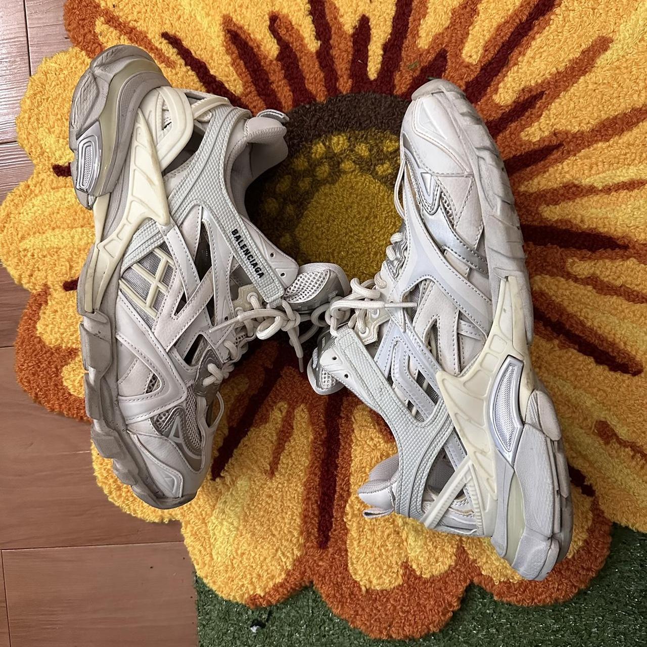 balenciaga track trainer 2, worn a decent amount but... - Depop