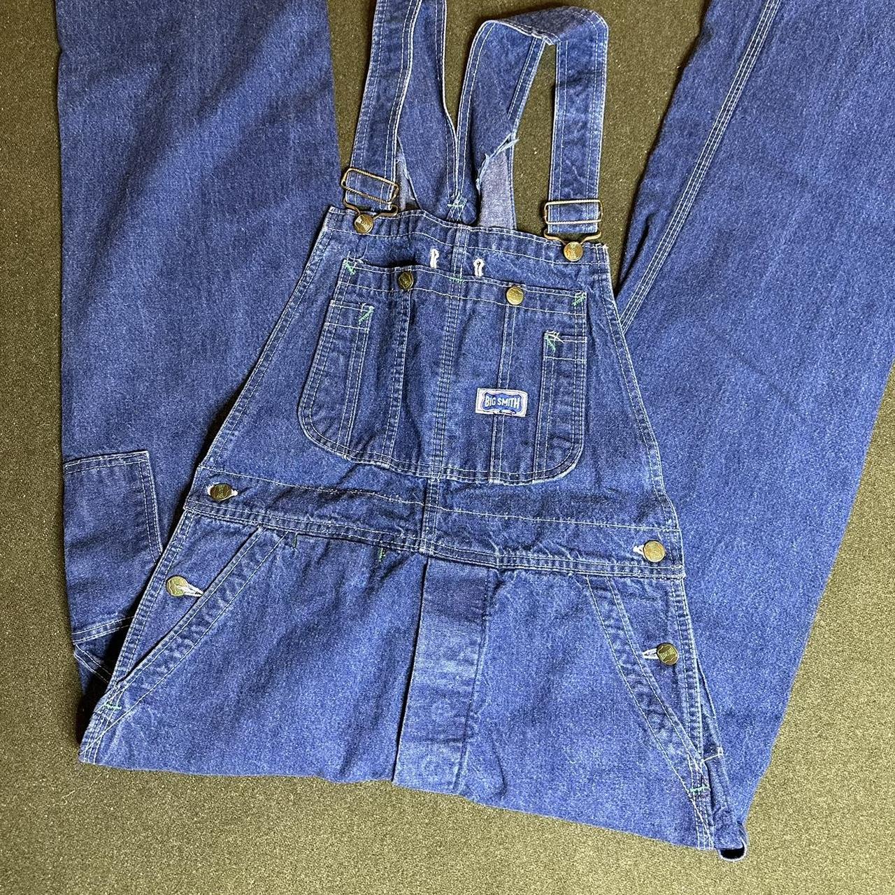 Vintage big Smith overalls . Measurements are shown.... - Depop