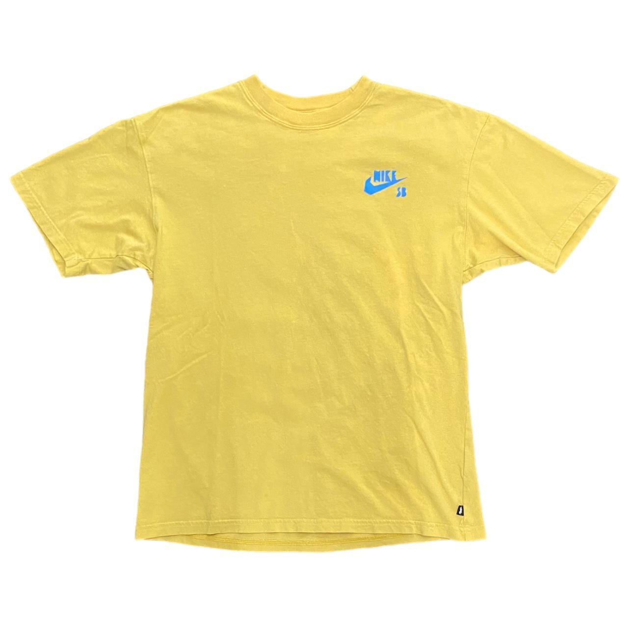 Yellow Y2K, Nike, SB promo T-shirt 🛹 size M... - Depop