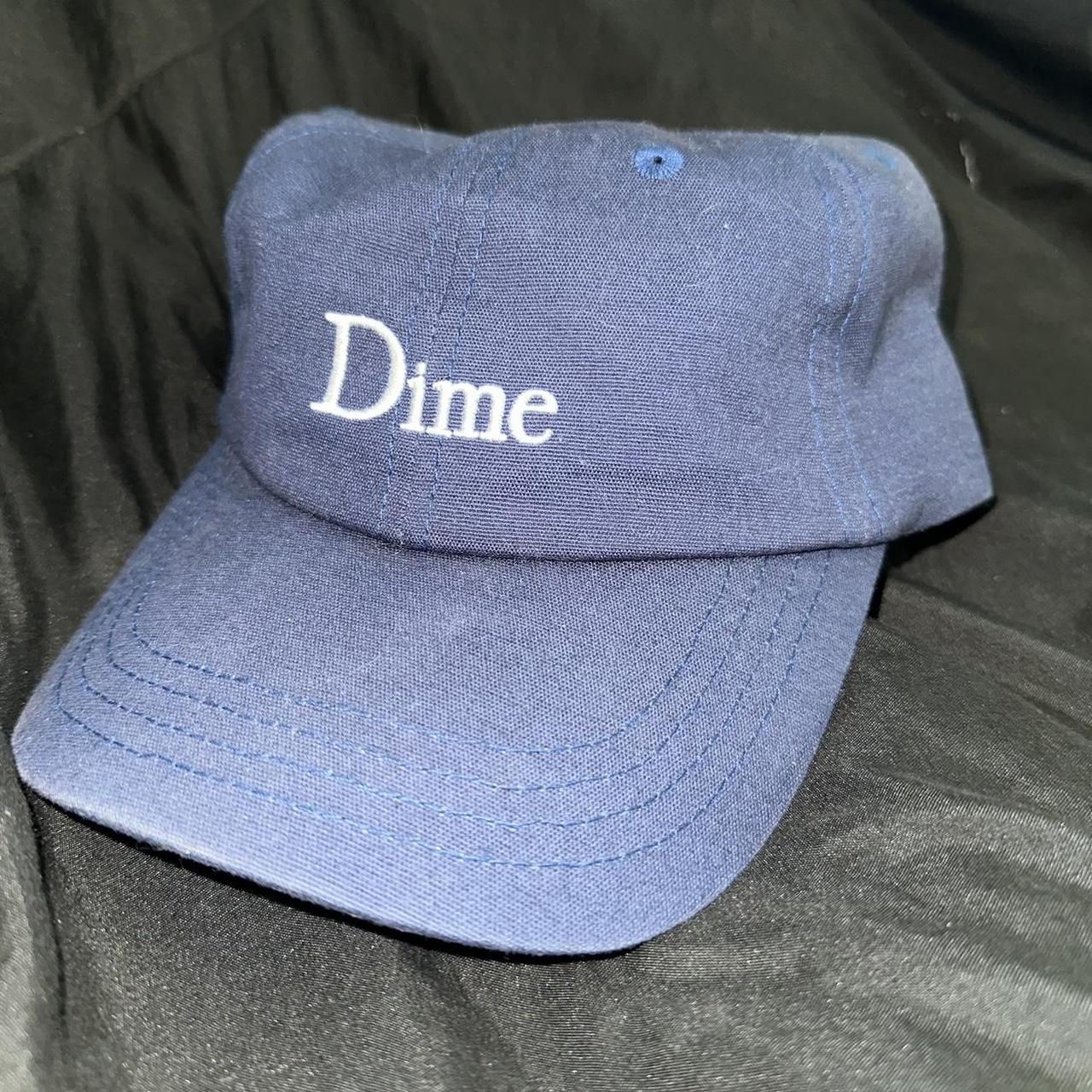 dime mtl basic cap navy blue worn 9-10 times, no... - Depop