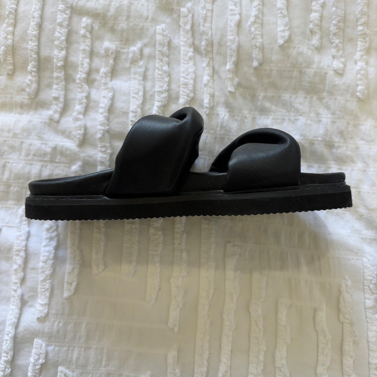 Human Premium Shoe Black Sandals - Size 39 - Brand... - Depop