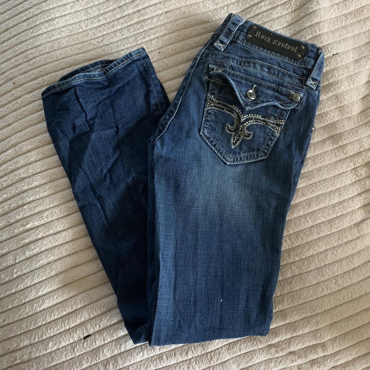 Rock revival bootcut jeans Size 28 Great condition... - Depop