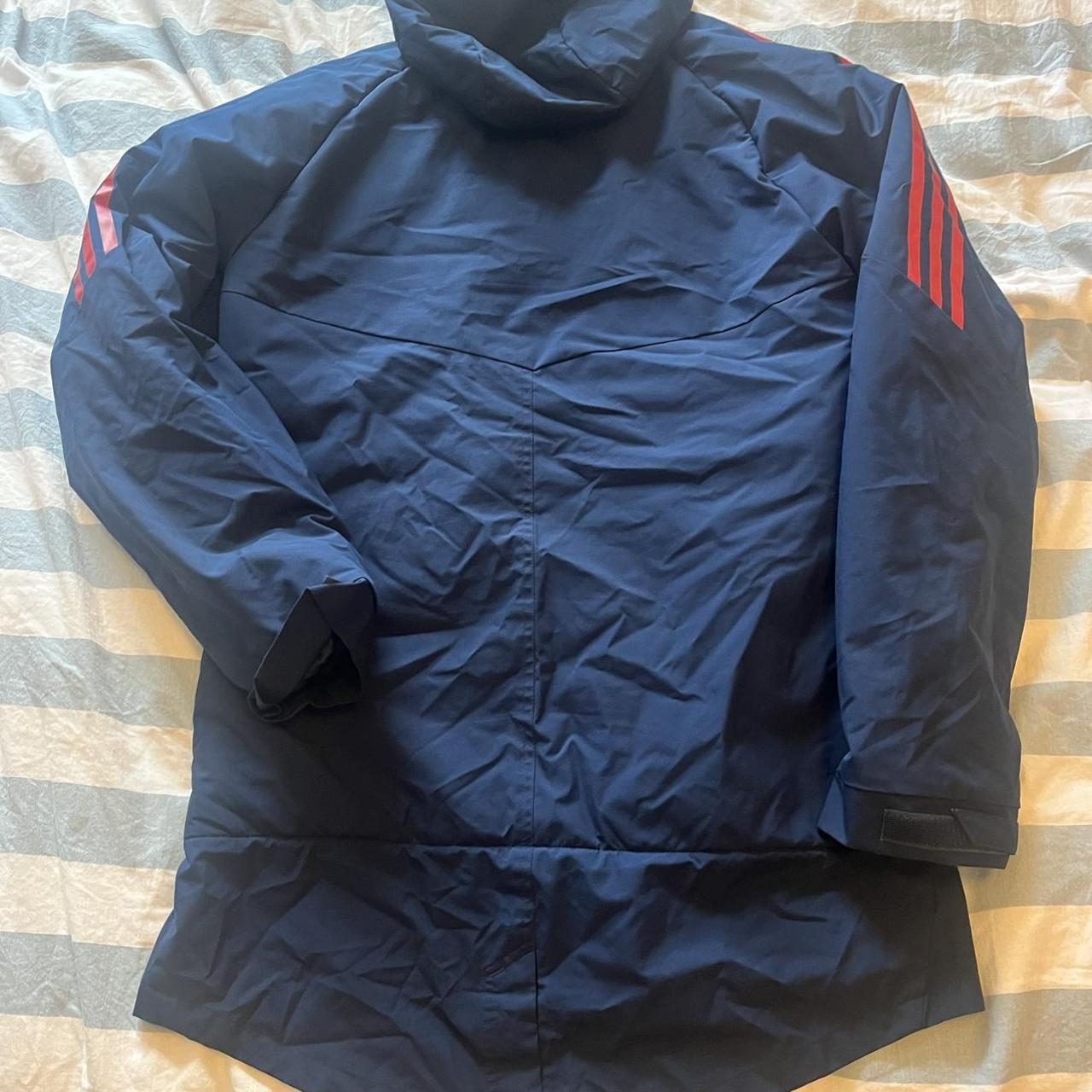 Arsenal Adidas Stadium Parka Size small Excellent... - Depop