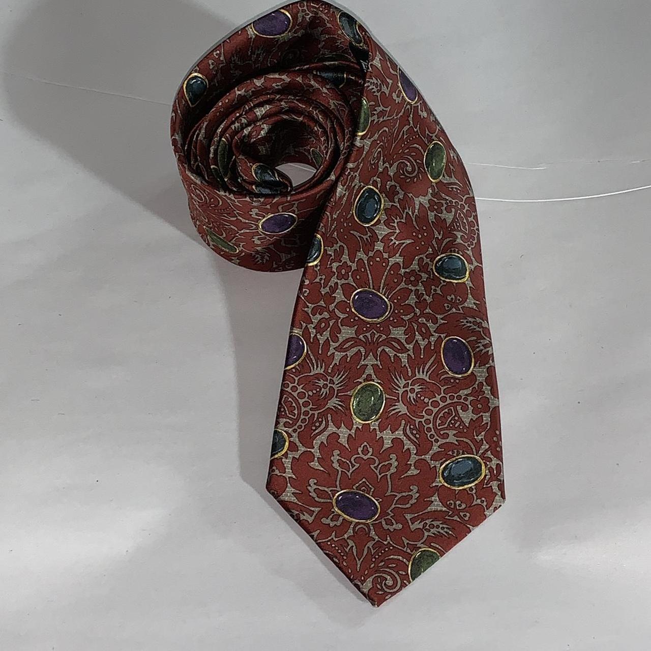 pre-loved, authentic, #CHANEL wine red and gold... - Depop