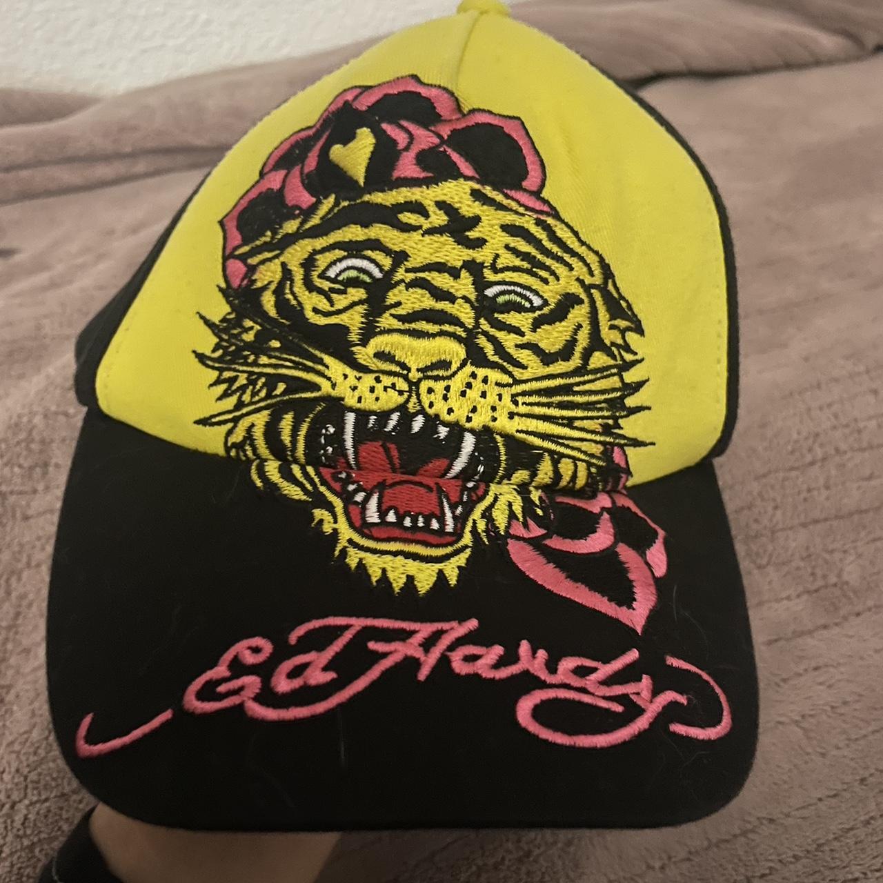 Vintage Ed hardy baseball cap! Super cute detailing,... - Depop