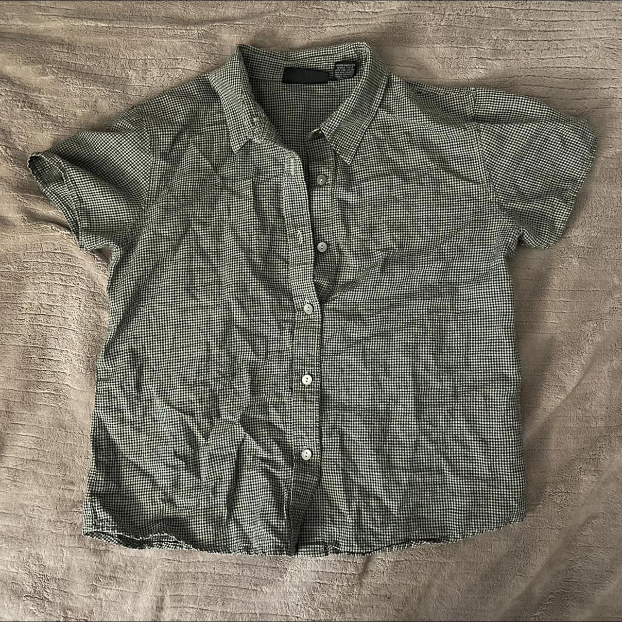 Very adorable button up short sleeve polo from... - Depop