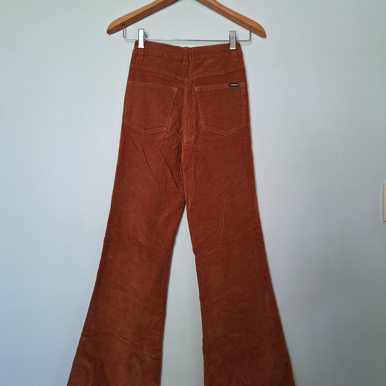 Ghanda flared & high waisted pants. Size: 6 Colour:... - Depop