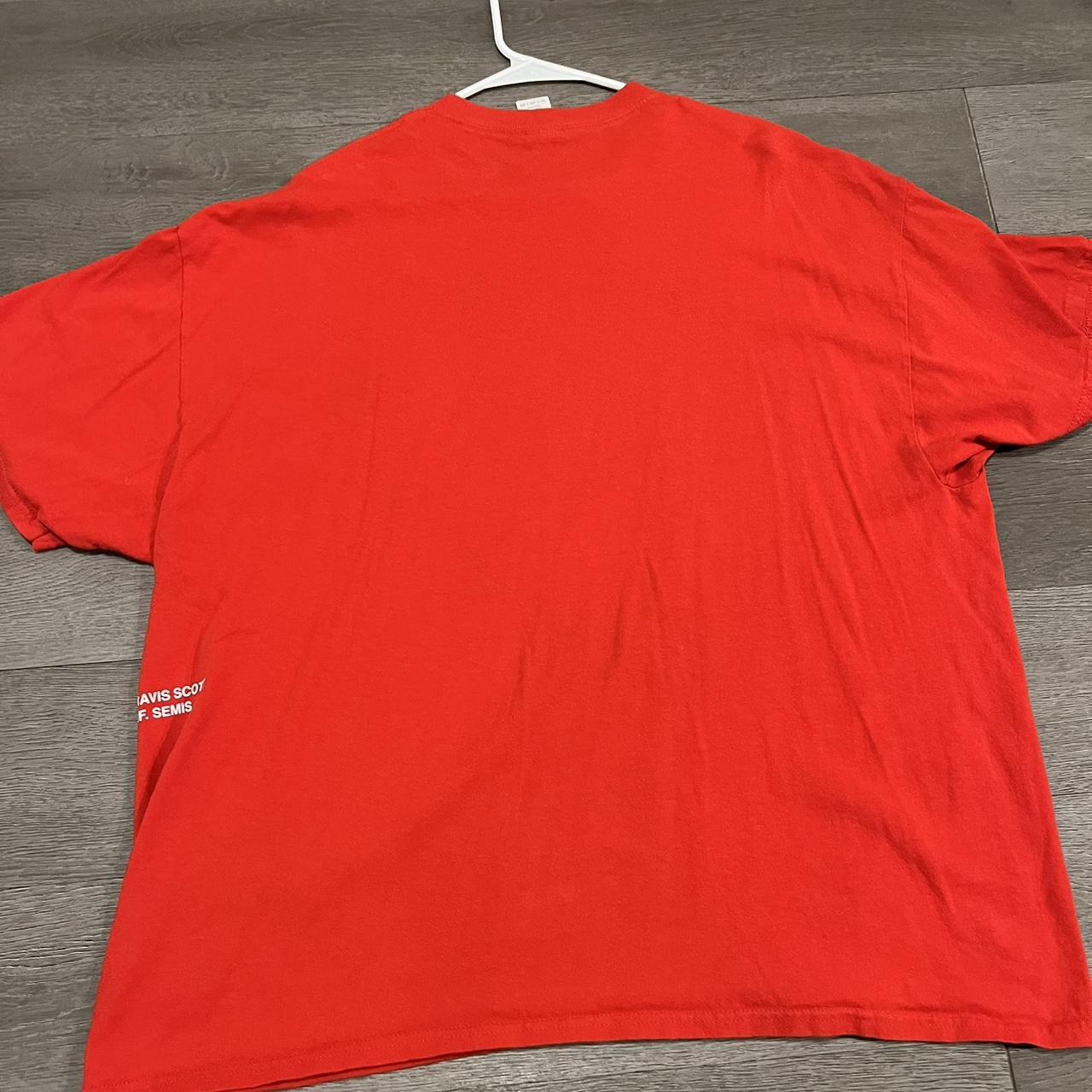 Travis Scott x Houston Rockets Tee XXL Gently Worn... - Depop