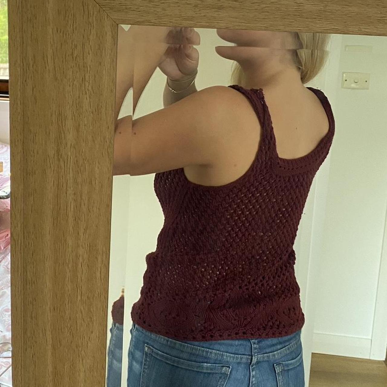 Mirrou Crochet top 🍇 Size small - Depop