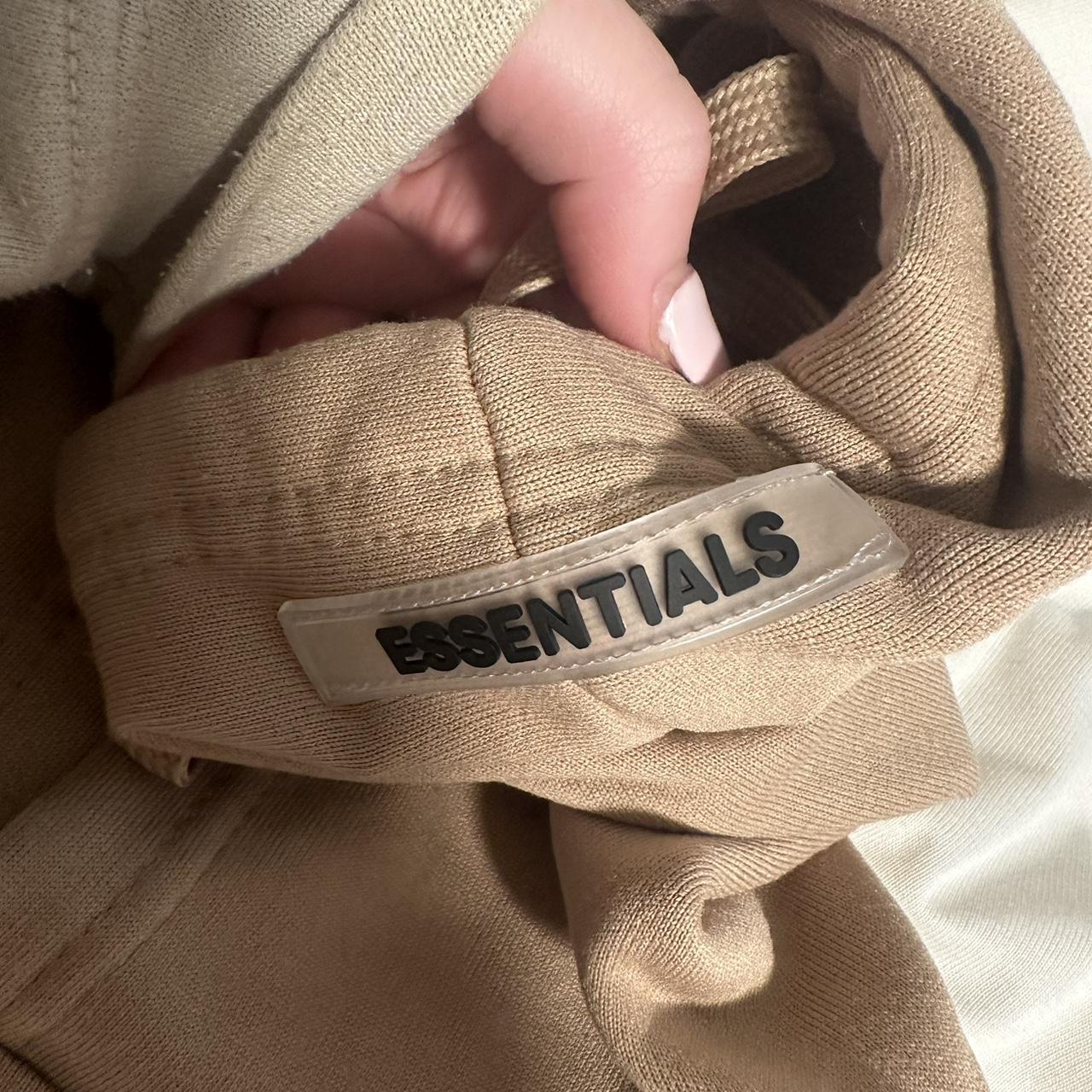 Essentials Women's Brown Hoodie | Depop