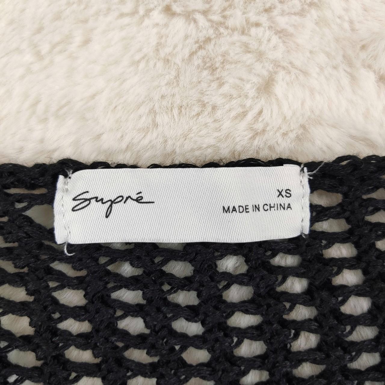Black crochet shrug Brand: Supre Tag size... - Depop