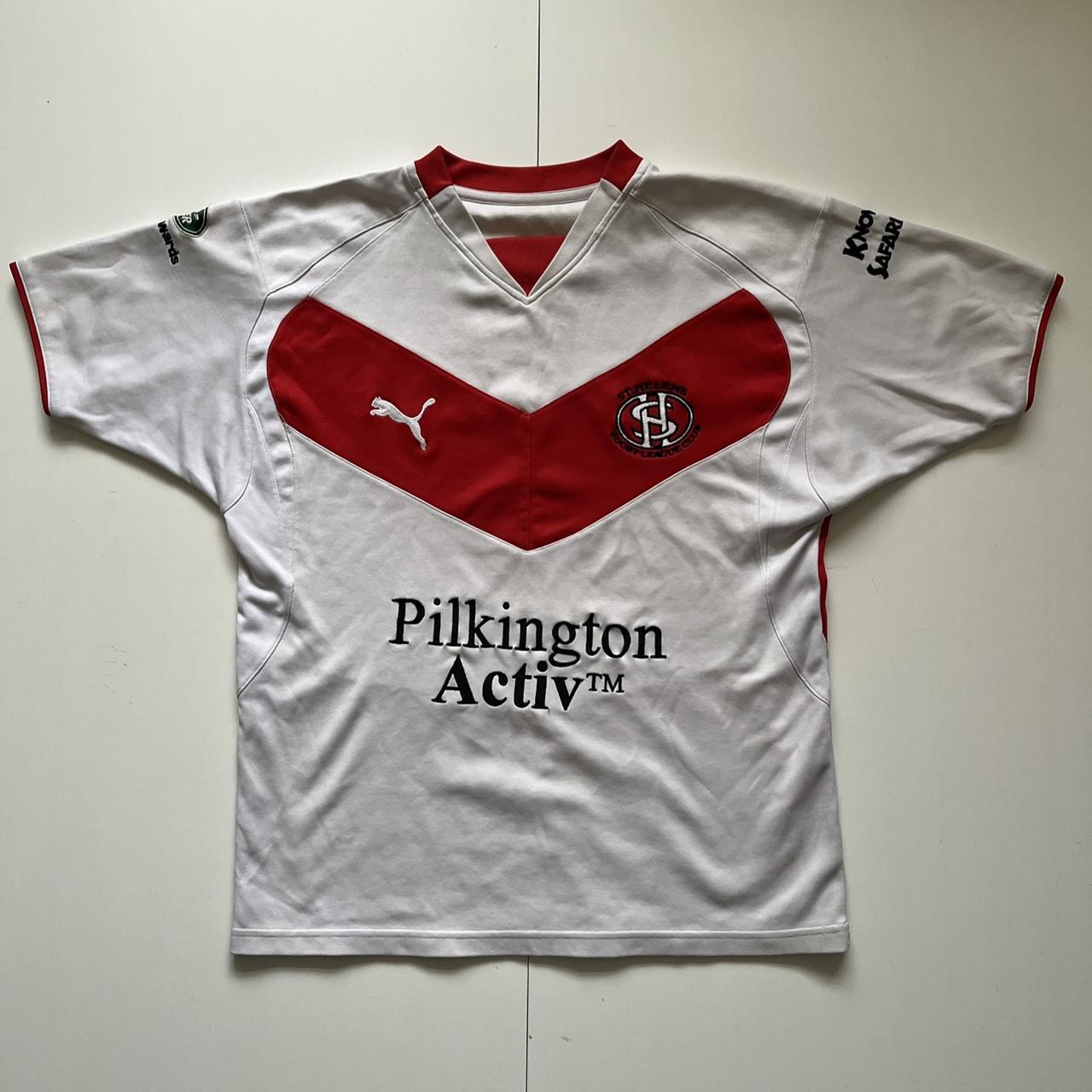 St Helens Rugby League Football Shirt 2007-2008 Puma... - Depop