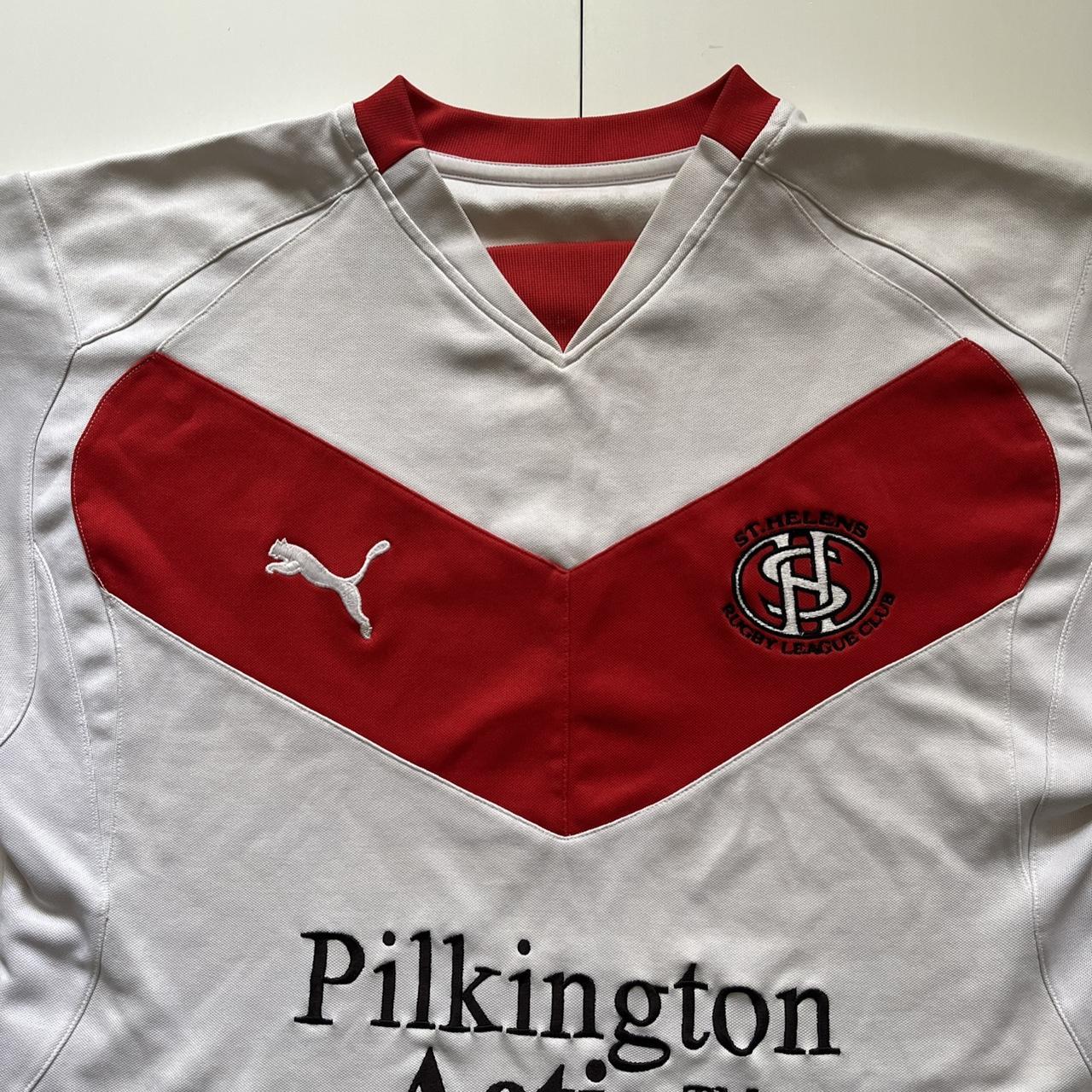 St Helens Rugby League Football Shirt 2007-2008 Puma... - Depop