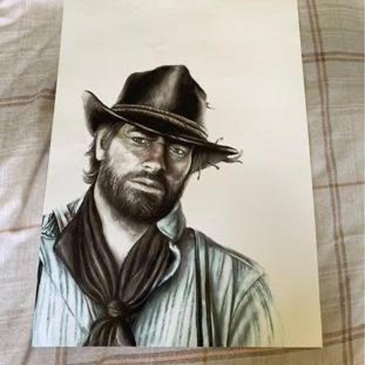 Red dead redemption Arthur drawing Open to offers - Depop