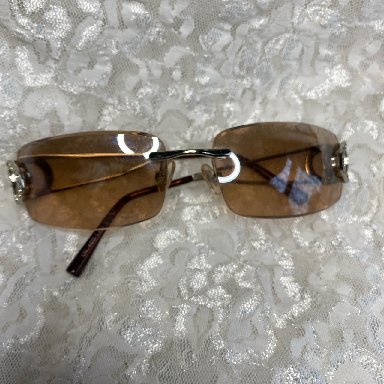 Y2K Sunnies Cute Y2K rectangular lenses sun... - Depop