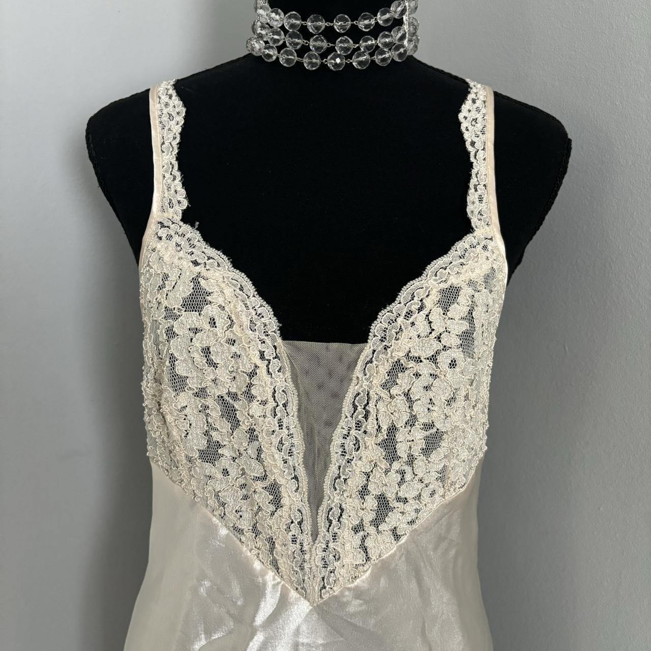 Vintage Gold Label Victorias Secret Lace Dress Lace... - Depop