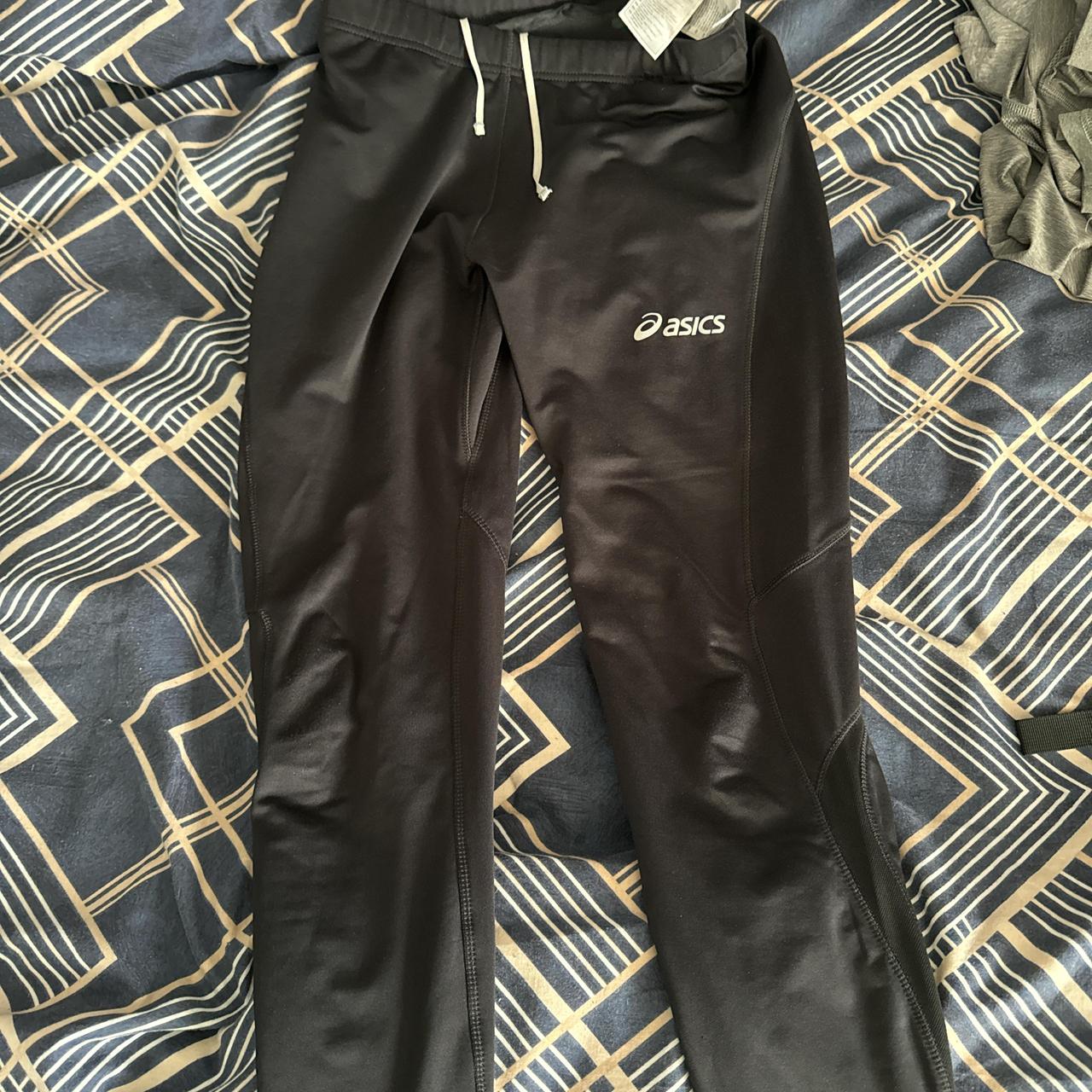 ASICS black running tights / bottoms #tracksuit S/m - Depop