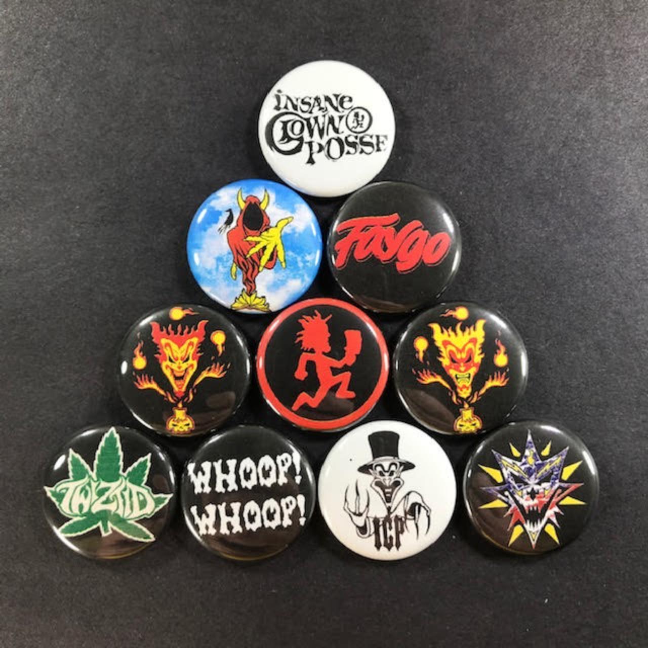 Juggalo 1" Button Pin Set (Includes all 10 pins... | Depop