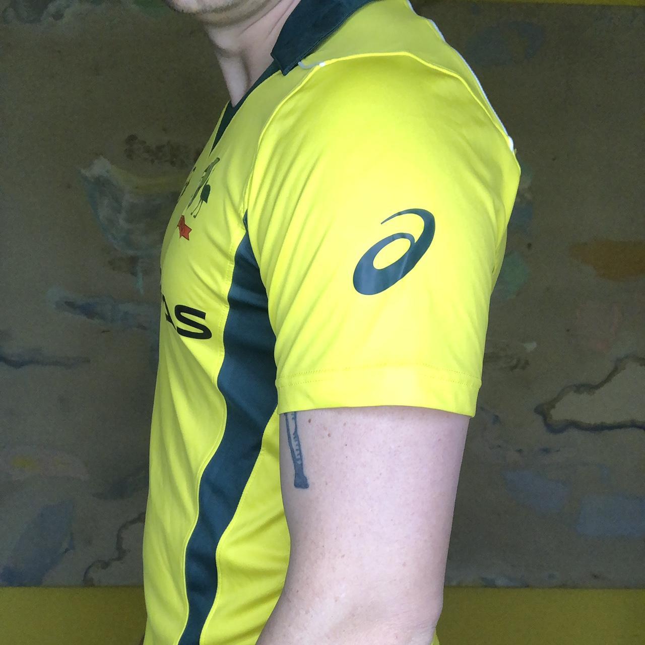 ASICS AUSTRALIAN Cricket Jersey. Size... - Depop