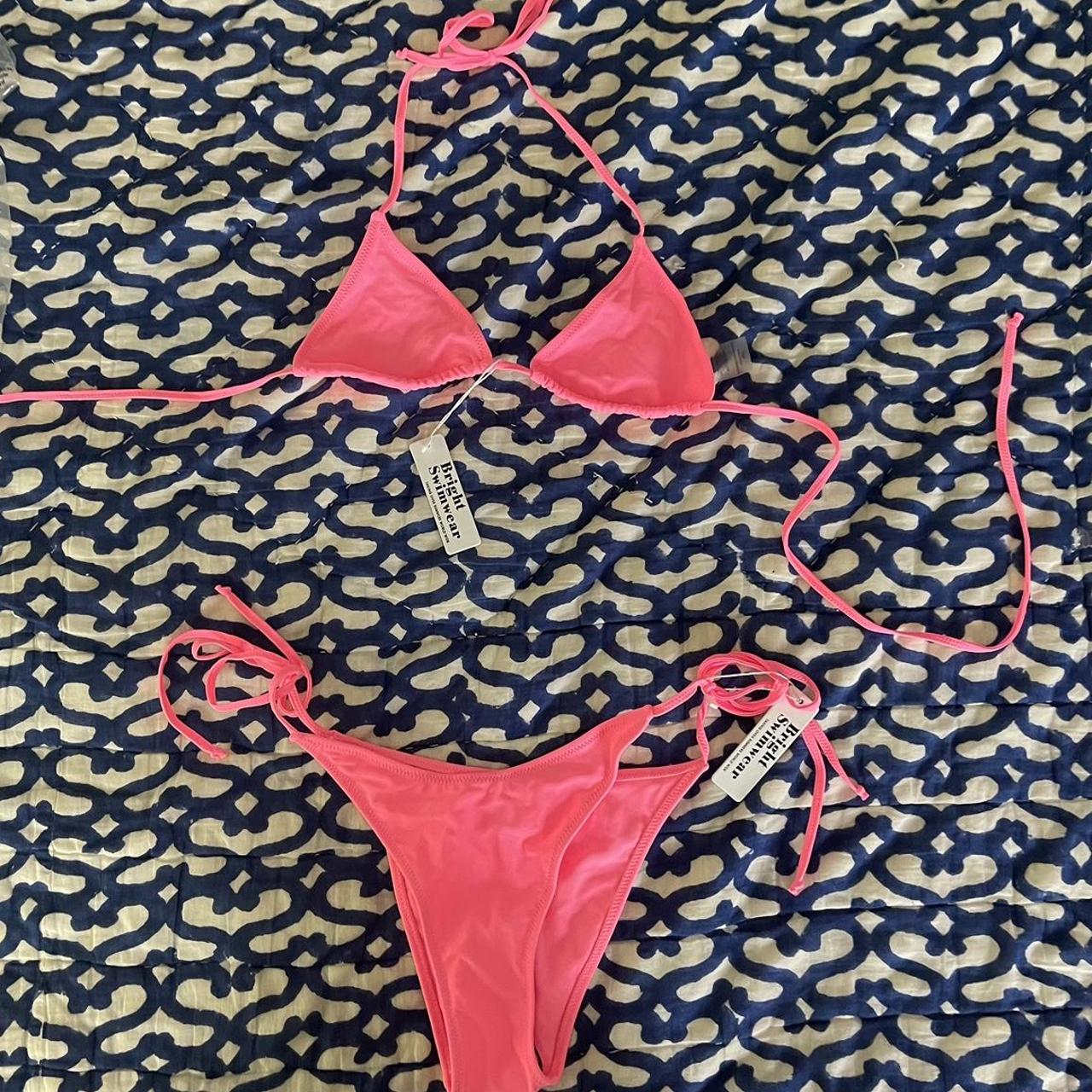 Triangl Women's Pink Bikinis-and-tankini-sets | Depop