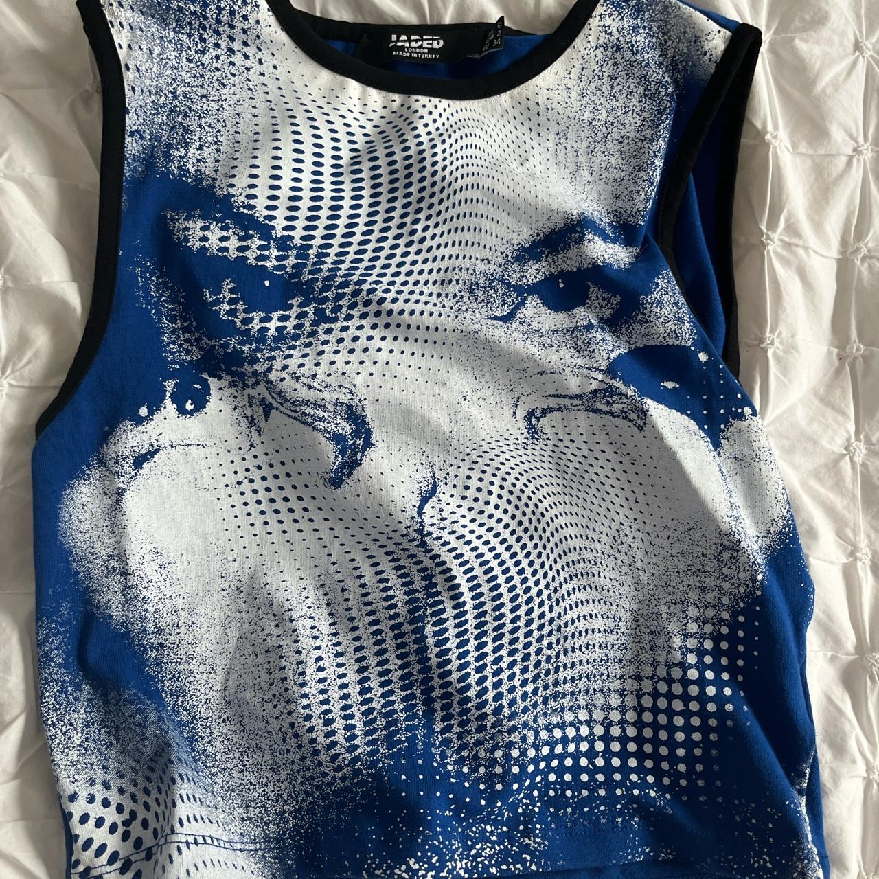 Jaded London blue top #jadedlondon - Depop