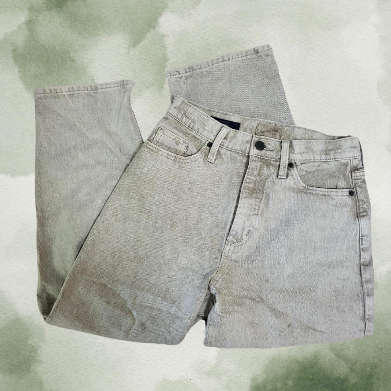 Universal Thread high-waisted cropped jeans with an... - Depop